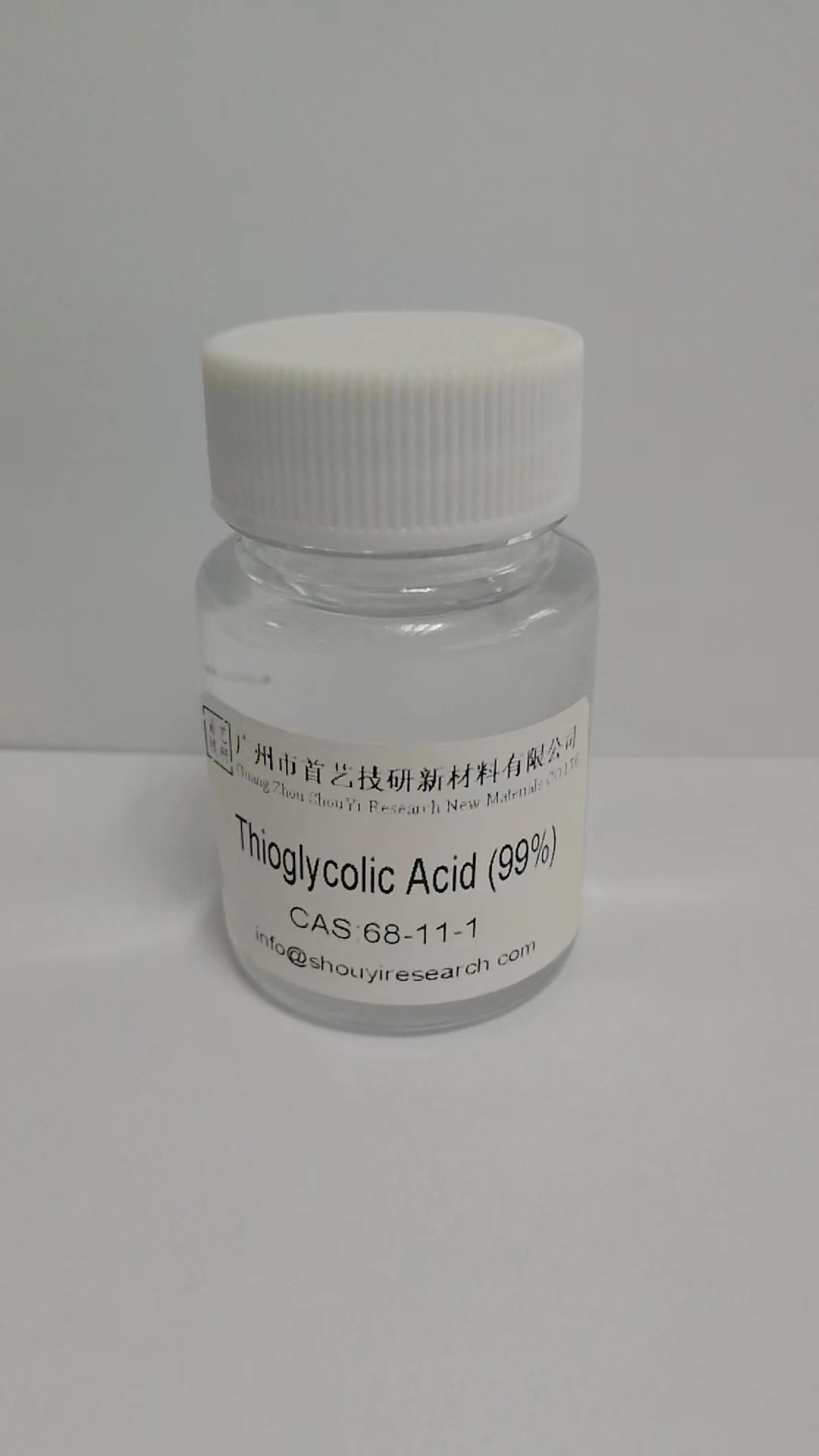 25kg/Drum Thioglycolic Acid For Skin Ethanol Soluble 1.6 G/cm3