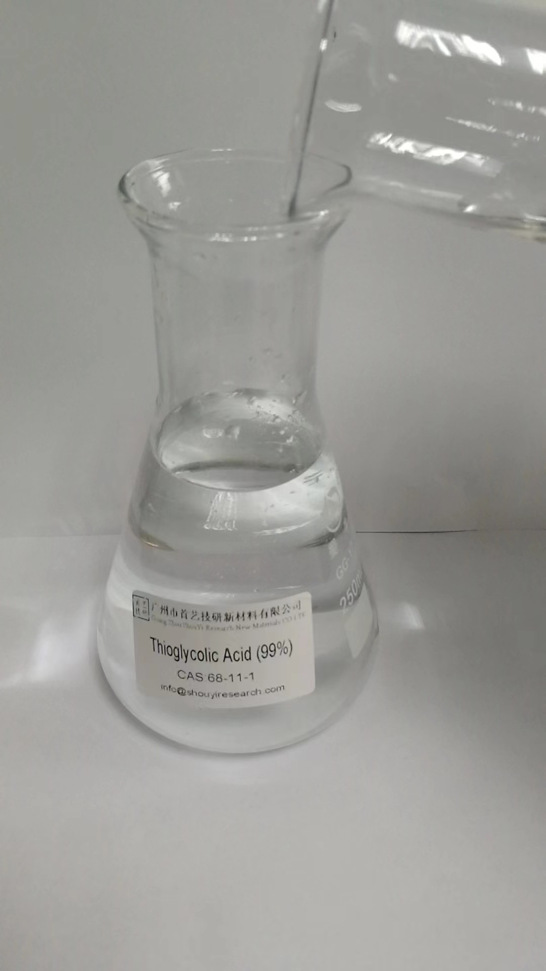 99 Thioglycolic Acid Chemical Raw Materials 68-11-1 1.6 G/cm3